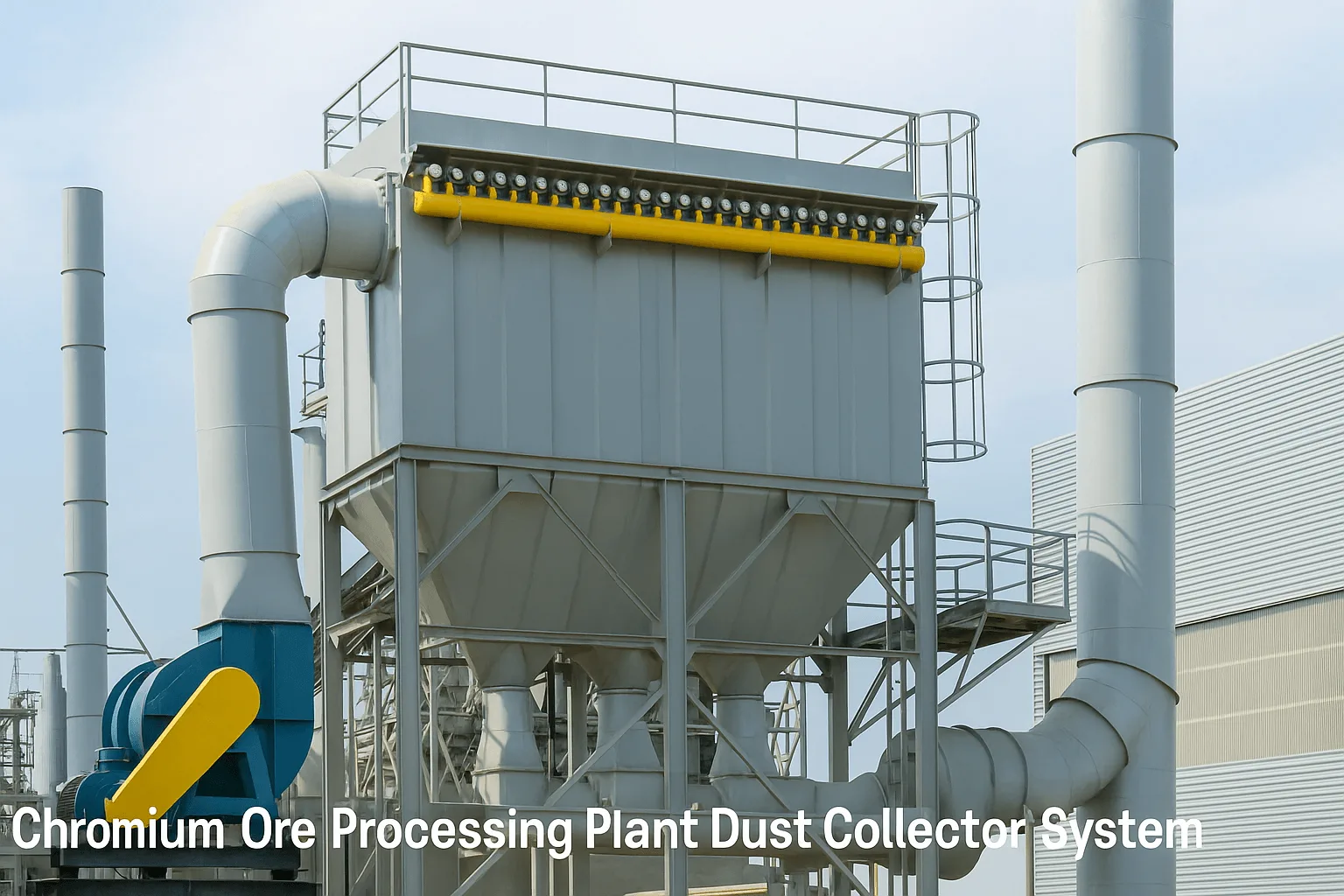 Chromium Ore Processing Plant Dust Collector System - Omela Filtration